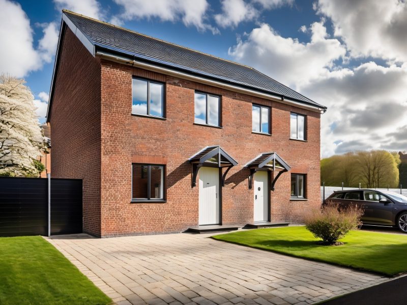 Semi Detached House Design: The Byford - Houseplansdirect